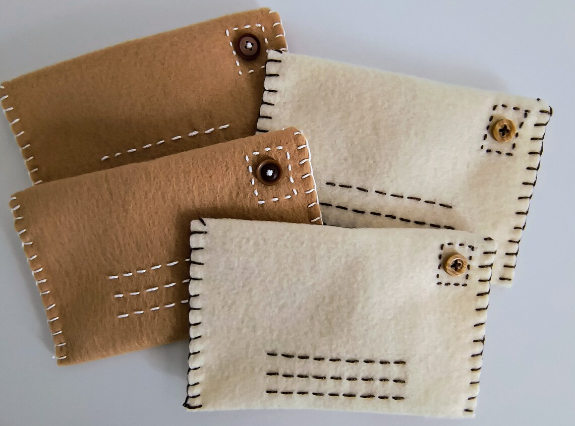 Felt Envelopes // Pretend Play // Imaginative Play // Set of 4 ...