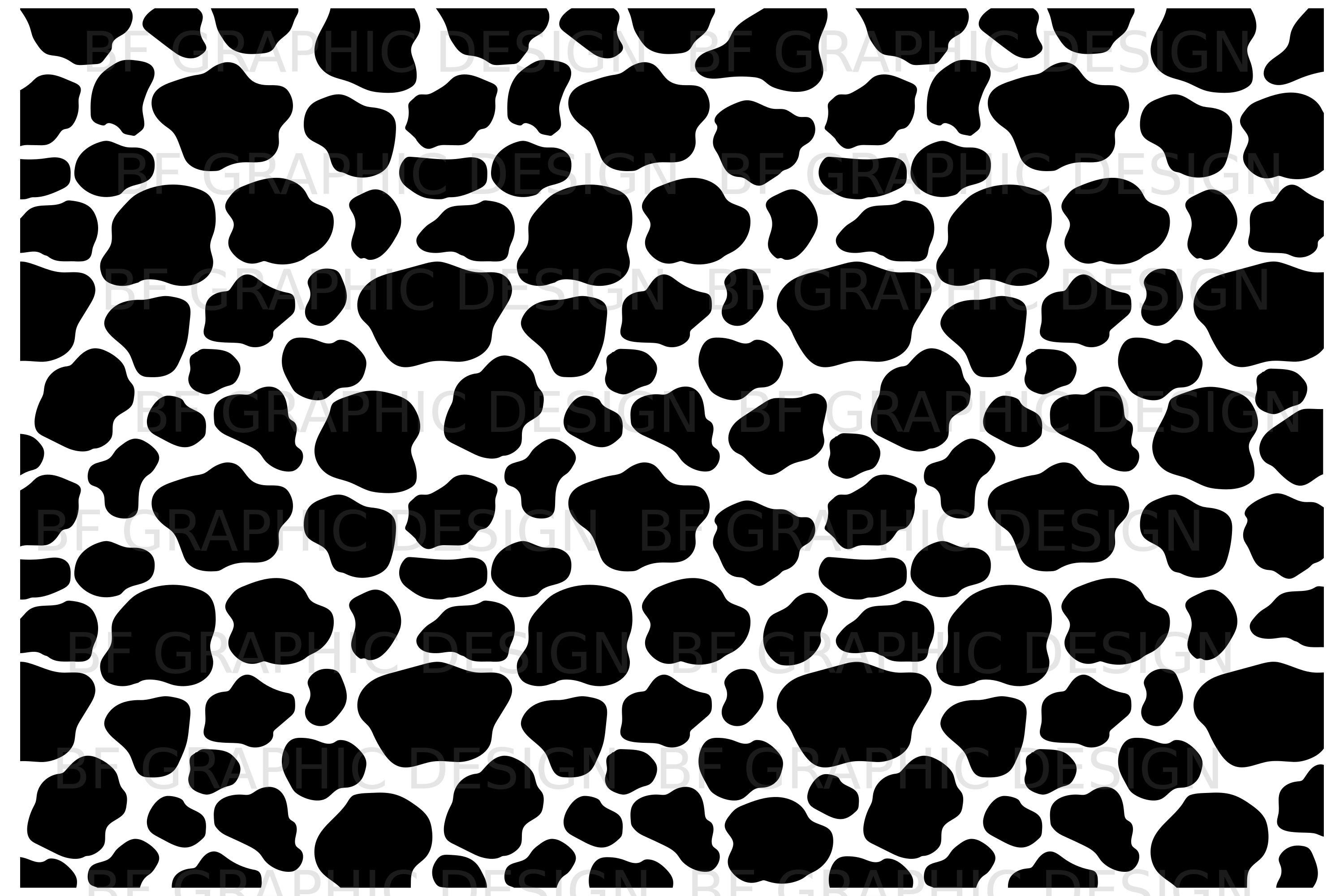 Cow Print SVG Download/ Svg Dxf Eps Pdf Png Jpg/animal Pattern/ Animal ...