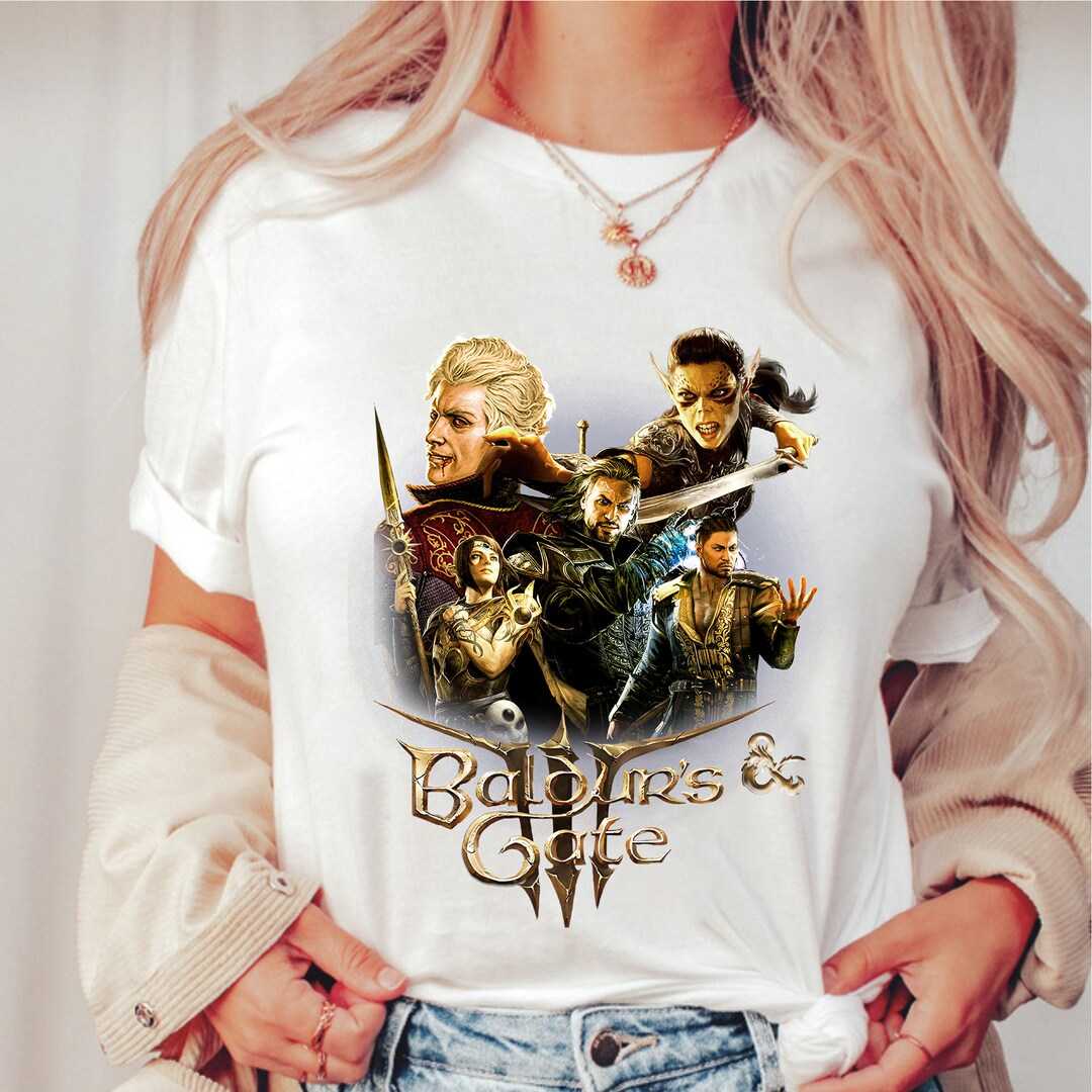 Vintage Dungeons & Dragons Baldur's Gate III Companions Group Png ...