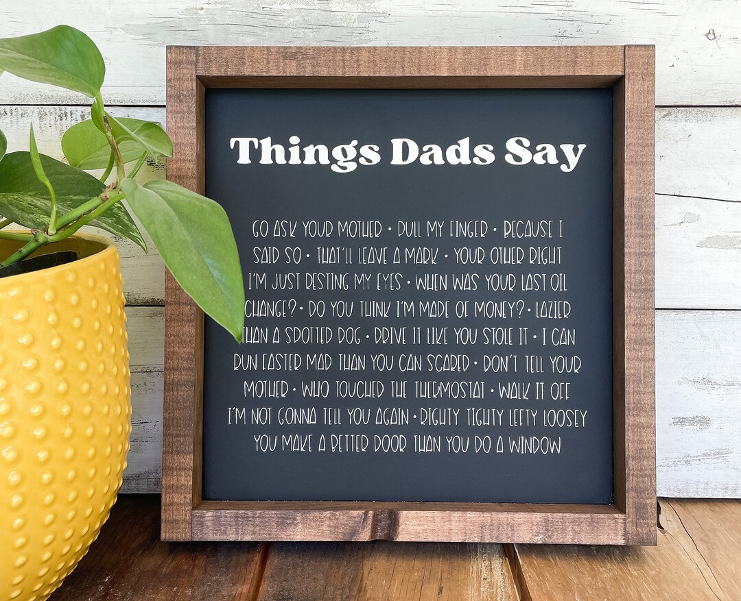 Fathers Day Funny Gift, Fathers Day Wooden Sign, Funny Fathers Day Gift ...
