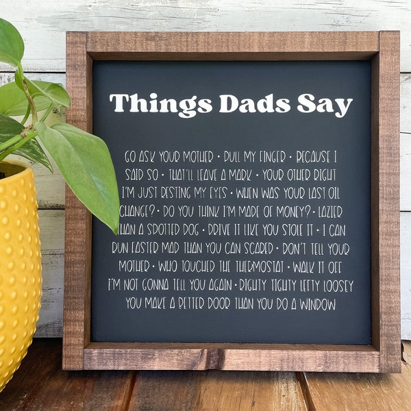 Funny Dad Sign - Etsy