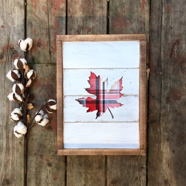 Plaid Wall Art - Etsy