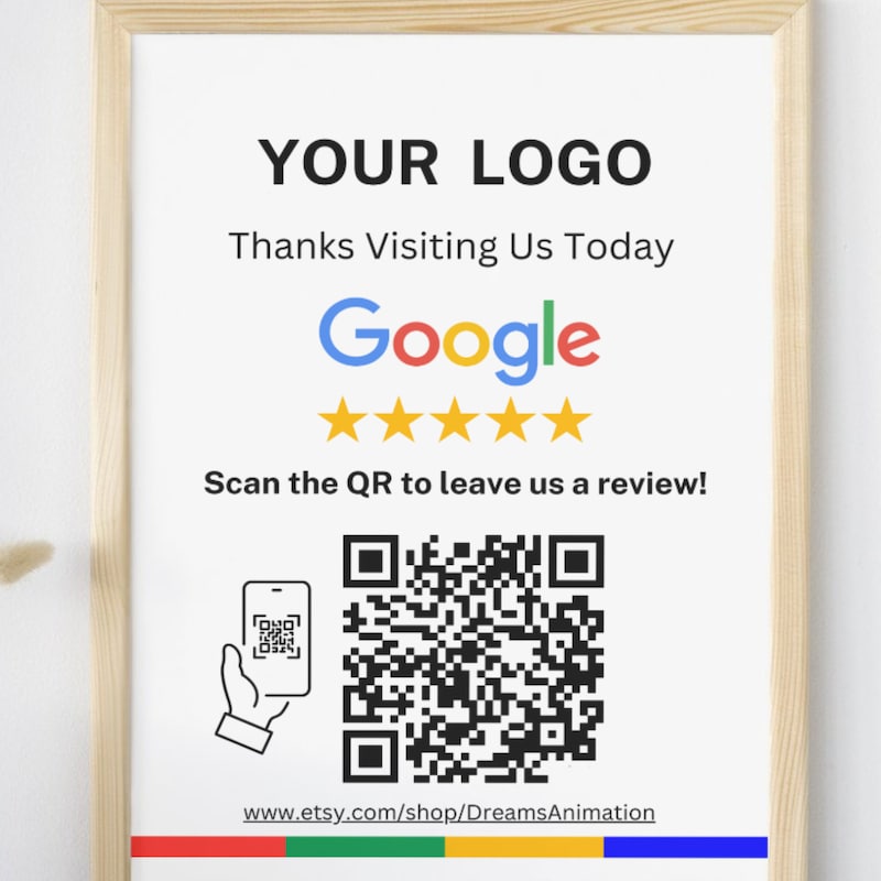 Google Review Template - Etsy