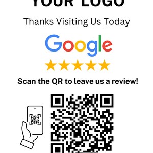 Same Day Google Review Stand | Google Review QR Code Cards | Google ...