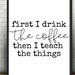Teacher Coffee Digital Download Bundle | PNG, JPG, SVG, Pdf | Teacher ...