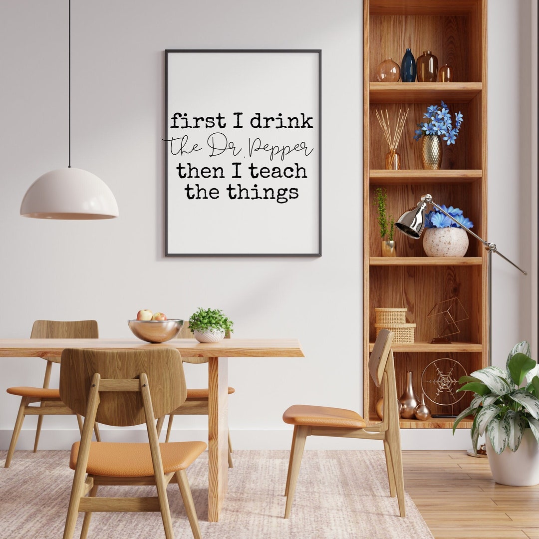 Teacher Dr. Pepper Quote Digital Download Bundle, Teacher Quote Digital ...