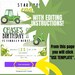 Editable Tractor Invitation Farm Party Invitation Canva - Etsy