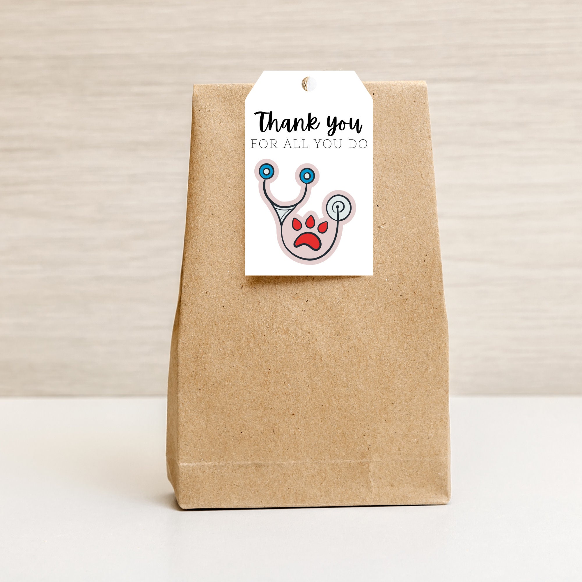 Veterinarian Appreciation Tags | Veterinarian Thank You Tags ...