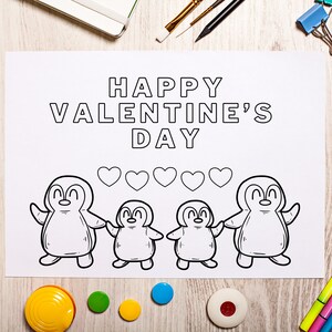 Valentine's Day Coloring Page Bundle, Valentine Coloring Page Bundle ...