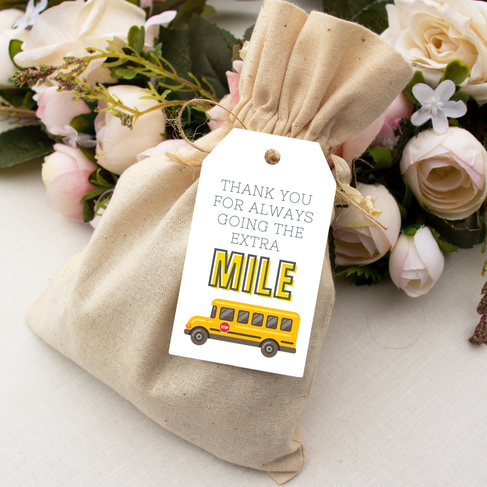 Bus Driver Appreciation Tags Bus Driver Thank You Tags Printable Thank ...