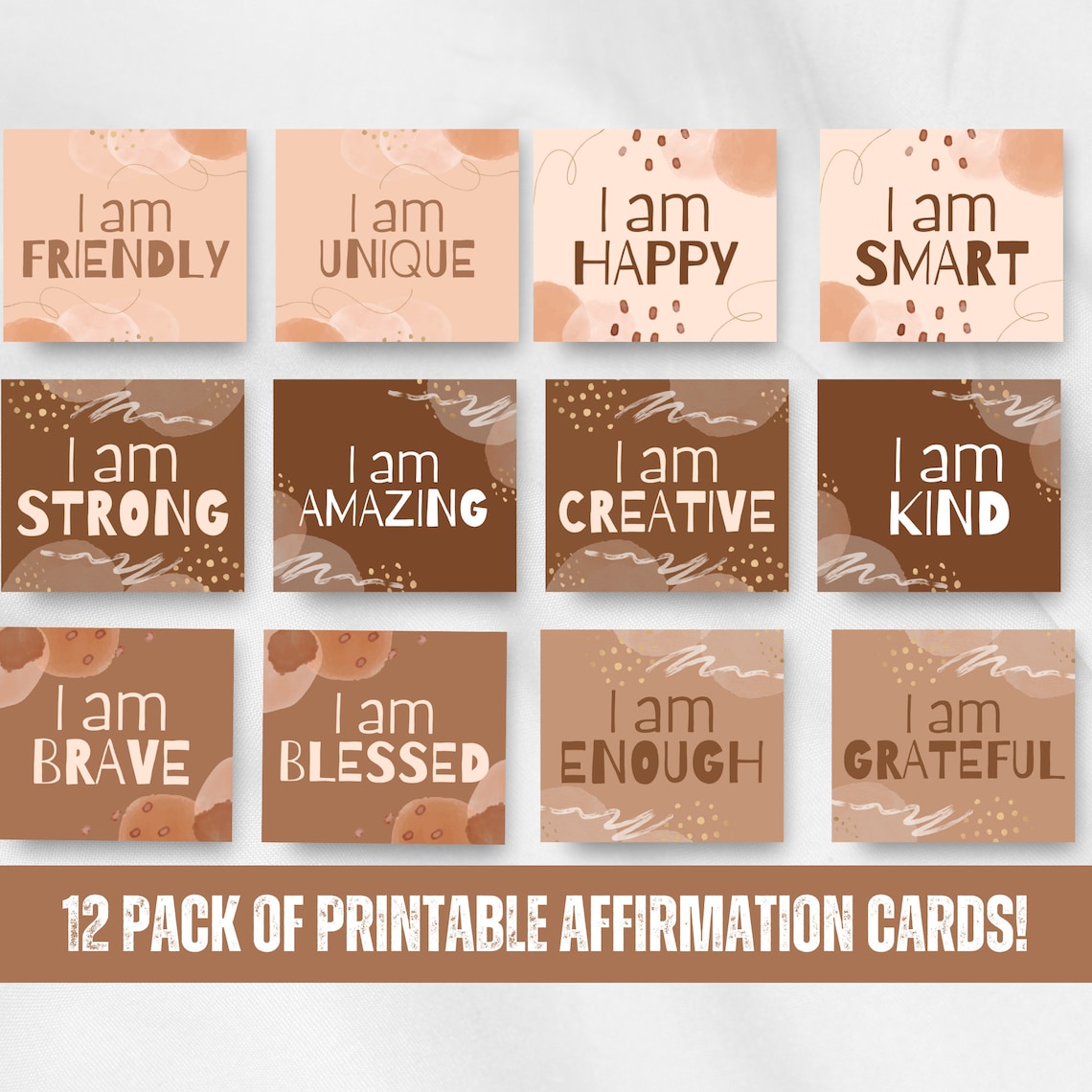 Kids Affirmation Cards Kids Affirmation Poster Bundle Affirmation Cards ...