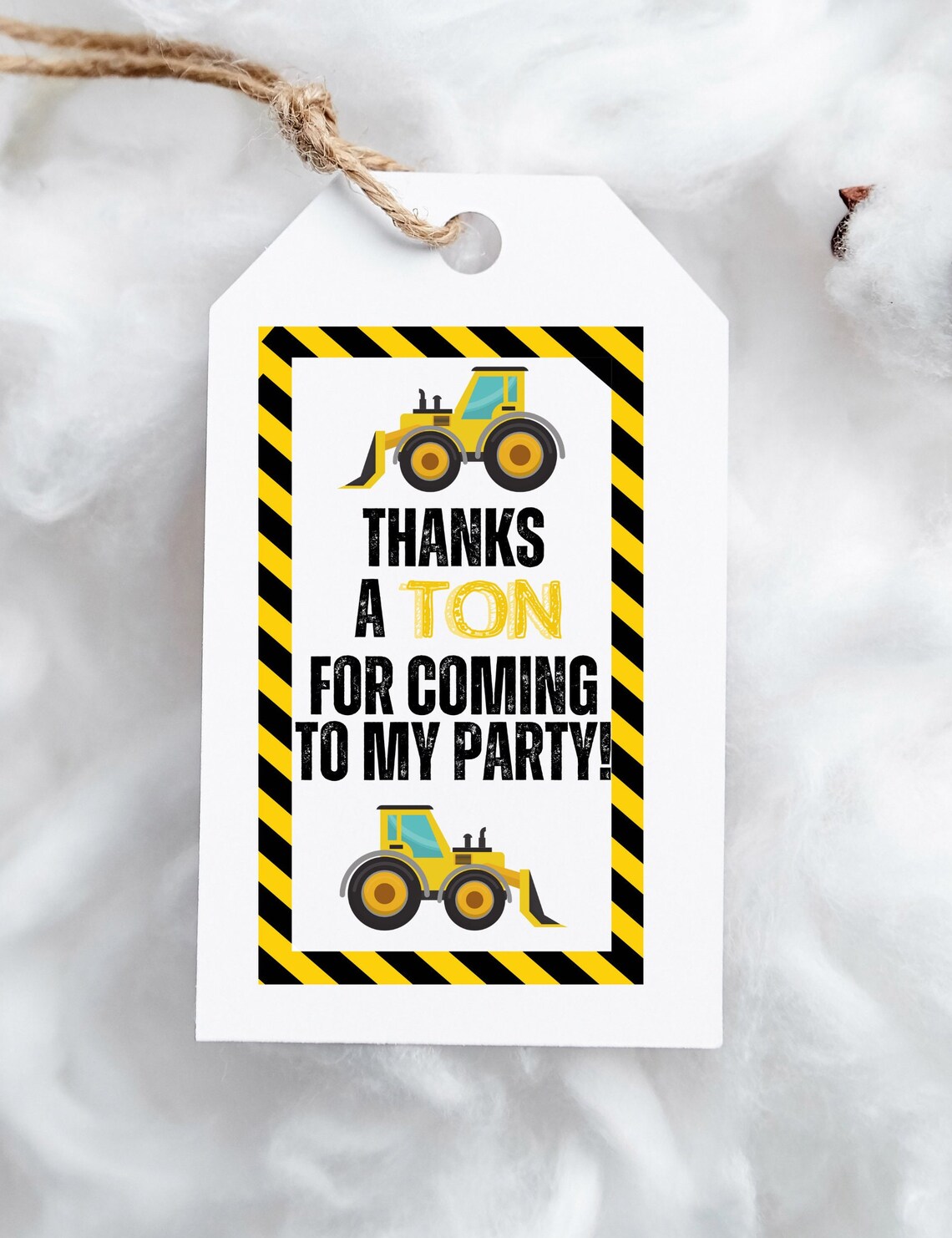 Construction Birthday Party Printable Bundle Svg Pdf Birthday