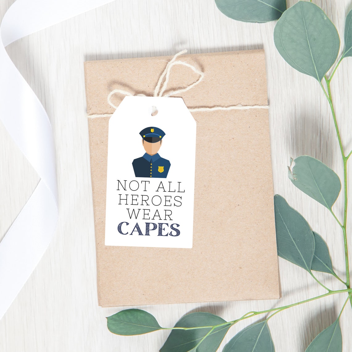 Police Officer Appreciation Tags Police Thank You Tags Printable Thank ...