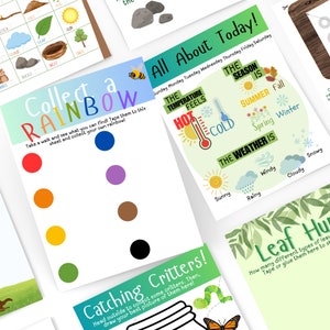 Outdoor Activity Worksheets | Printable Outdoor Activity | Outdoor ...