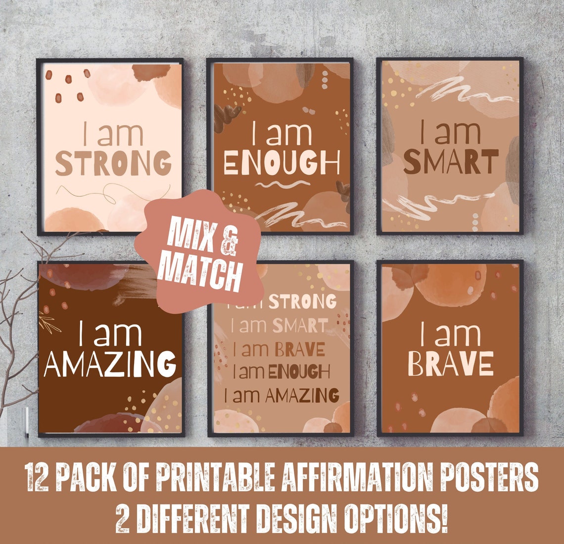 Kids Affirmation Cards Kids Affirmation Poster Bundle Affirmation Cards ...