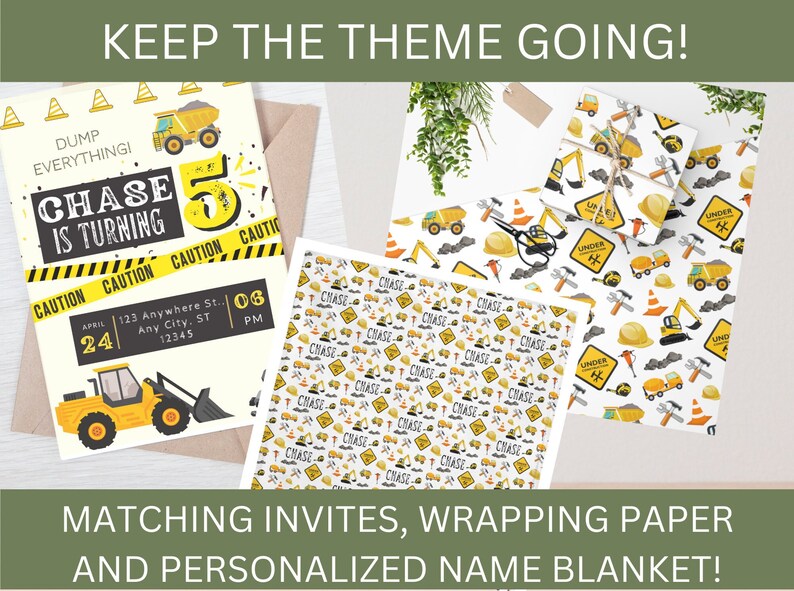 Editable Construction Invitation | Construction Invite Template ...