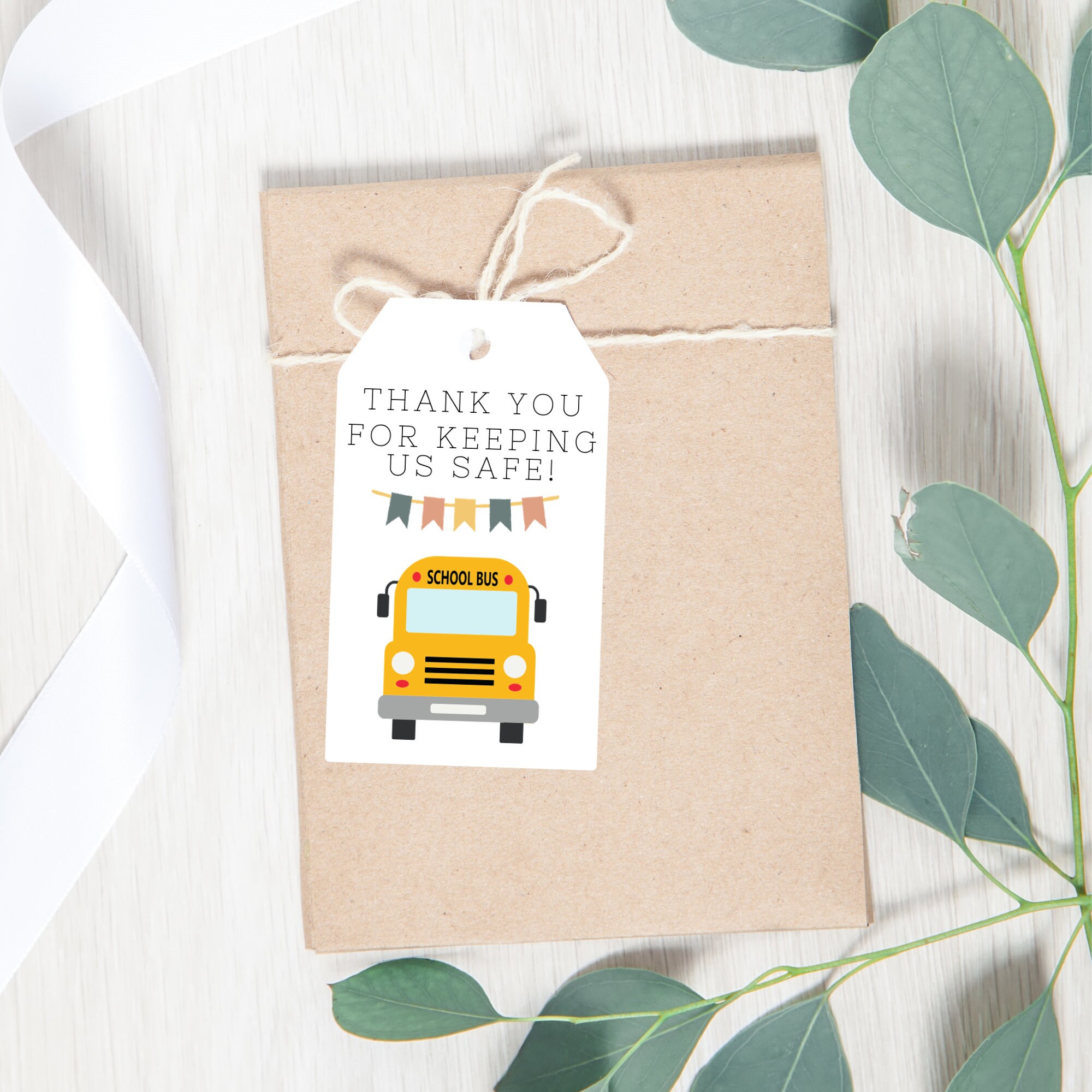Bus Driver Appreciation Tags | Bus Driver Thank You Tags | Printable ...