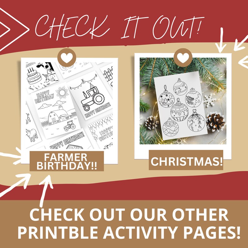 I Spy Printable Activity Page Bundle, Holiday Activity Page Bundle ...