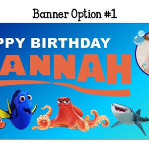 Finding Dory Inspired Birthday Banner - Etsy