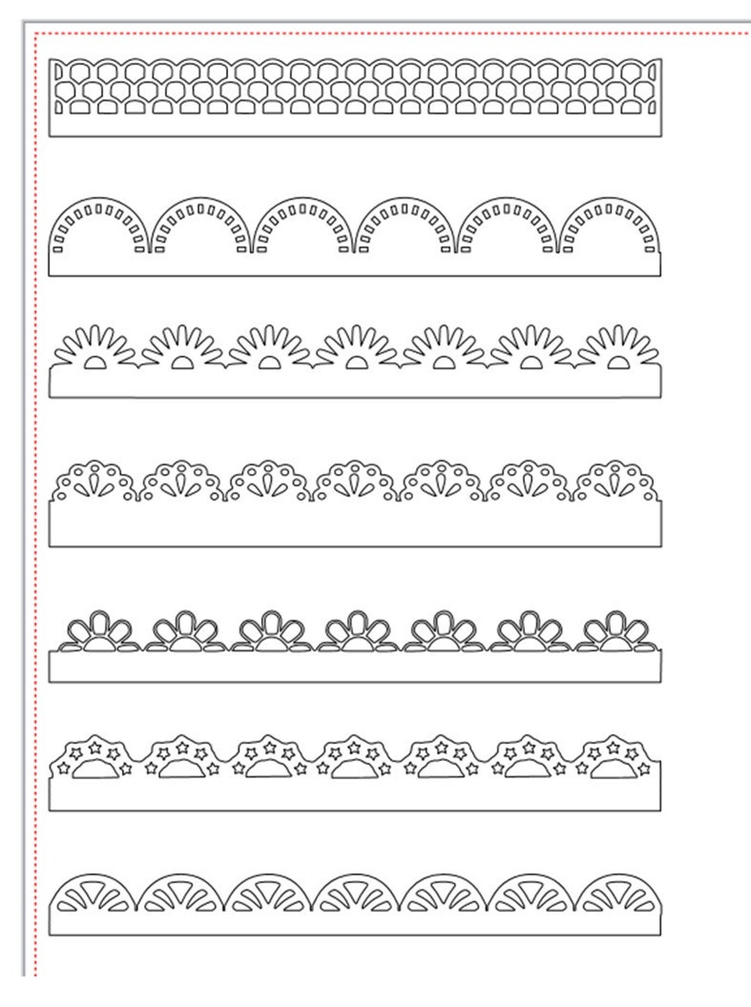 Myfav Lace Cutting File 1 - Etsy