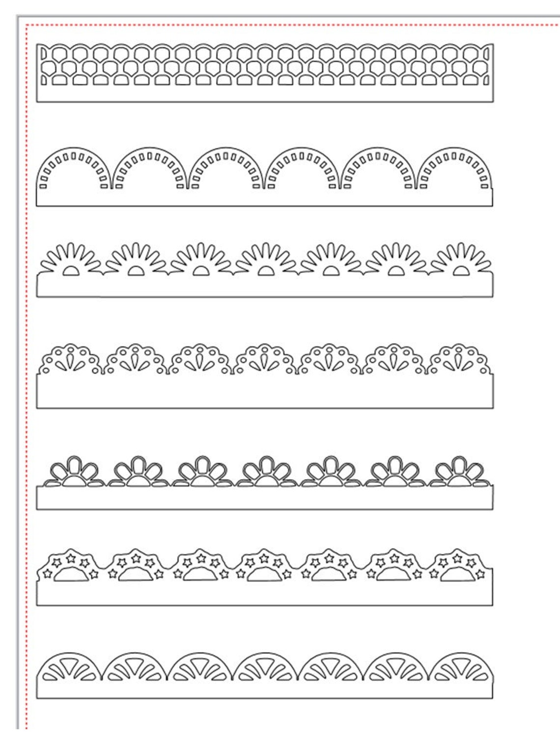 Myfav Lace Cutting File 1 - Etsy