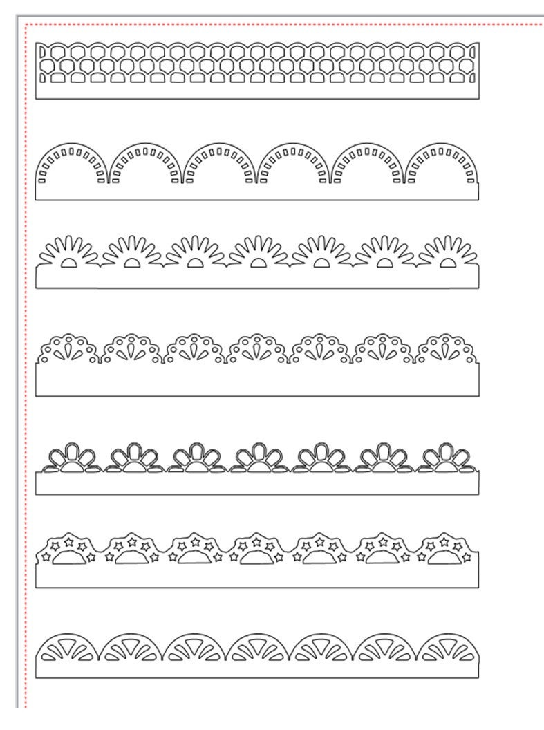 Myfav Lace Cutting File 1 - Etsy
