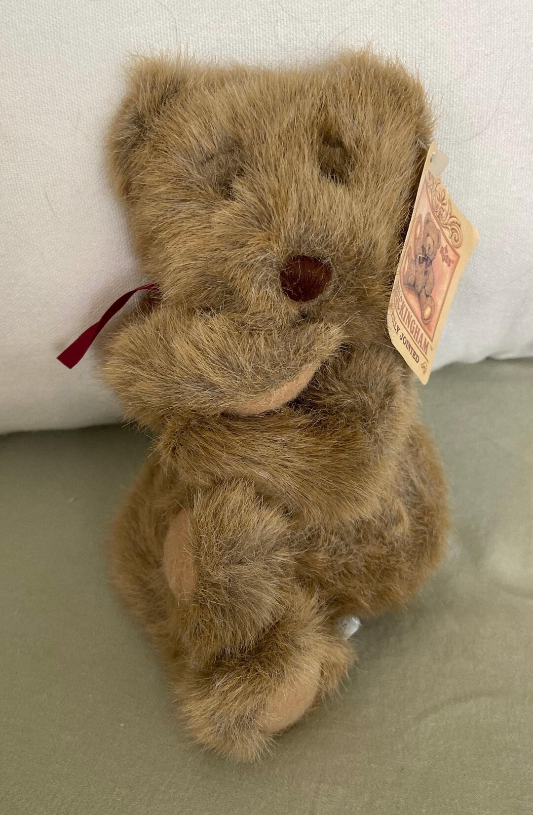 Vintage Rare Original Russ Teddy Bear Buckingham Small Fully Jointed ...