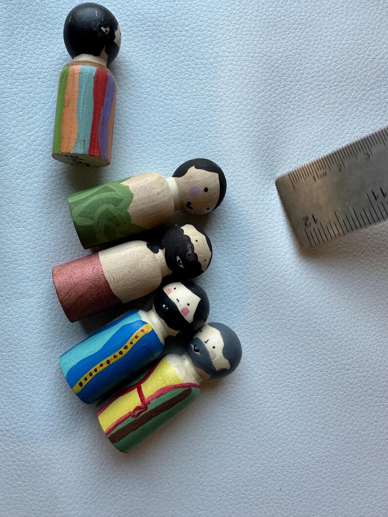 Bible Peg People – Handmade Old Testament Characters | Christian Toy ...