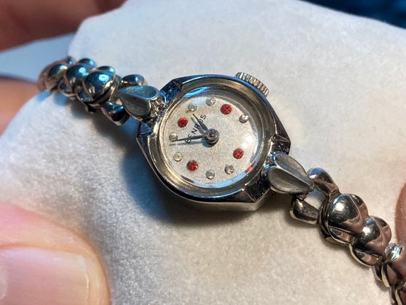 Vintage Benrus Diamond/Ruby Dial 10K RGP Bezel and St… - Gem