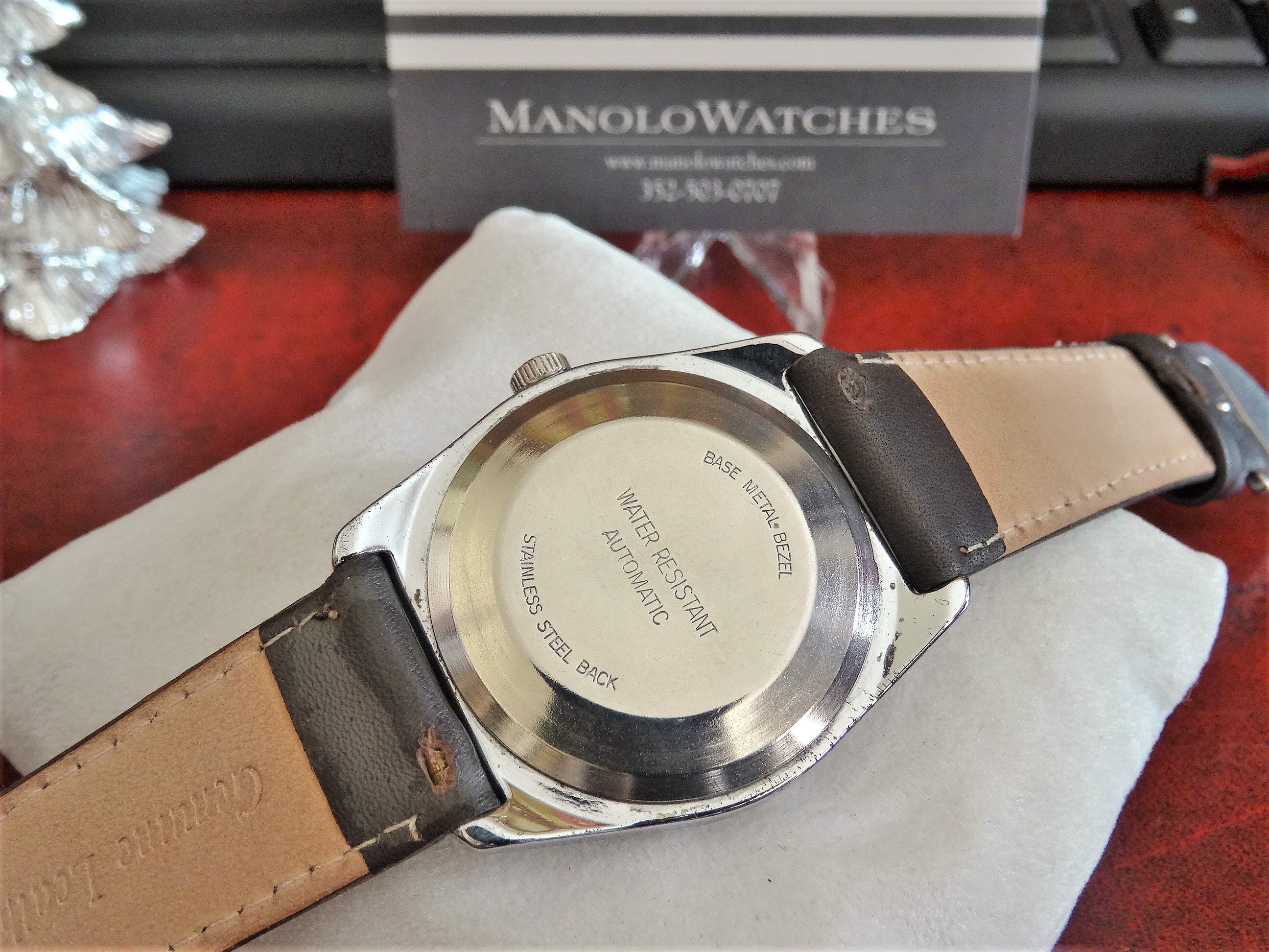 Vtg 1978 Timex Viscount Automatic W.R. Men's Watch W/ 20mm Genuine ...