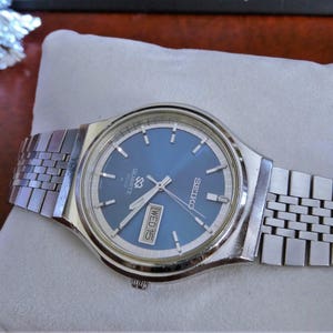 Vtg 1975 Seiko 3003 Water Resistant Quartz Mens Watch W/ 20mm St. Steel ...