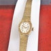 Retro 1987 Seiko Tank Roman Numeral Dial Gold Tone Tank Quartz Ladies Watch Reference SZZB18 W ...