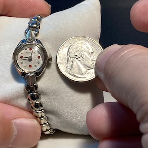 Vintage Benrus Ladies Watch: Diamond/ruby Dial, 10K RGP Bezel - Etsy