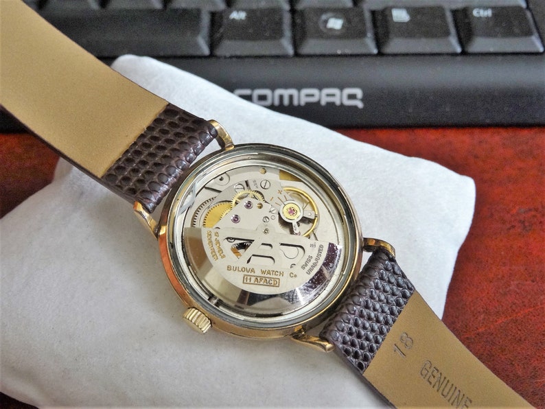 Vintage 1961 Bulova 10K R.G.P. Self Winding Swiss Men's - Etsy