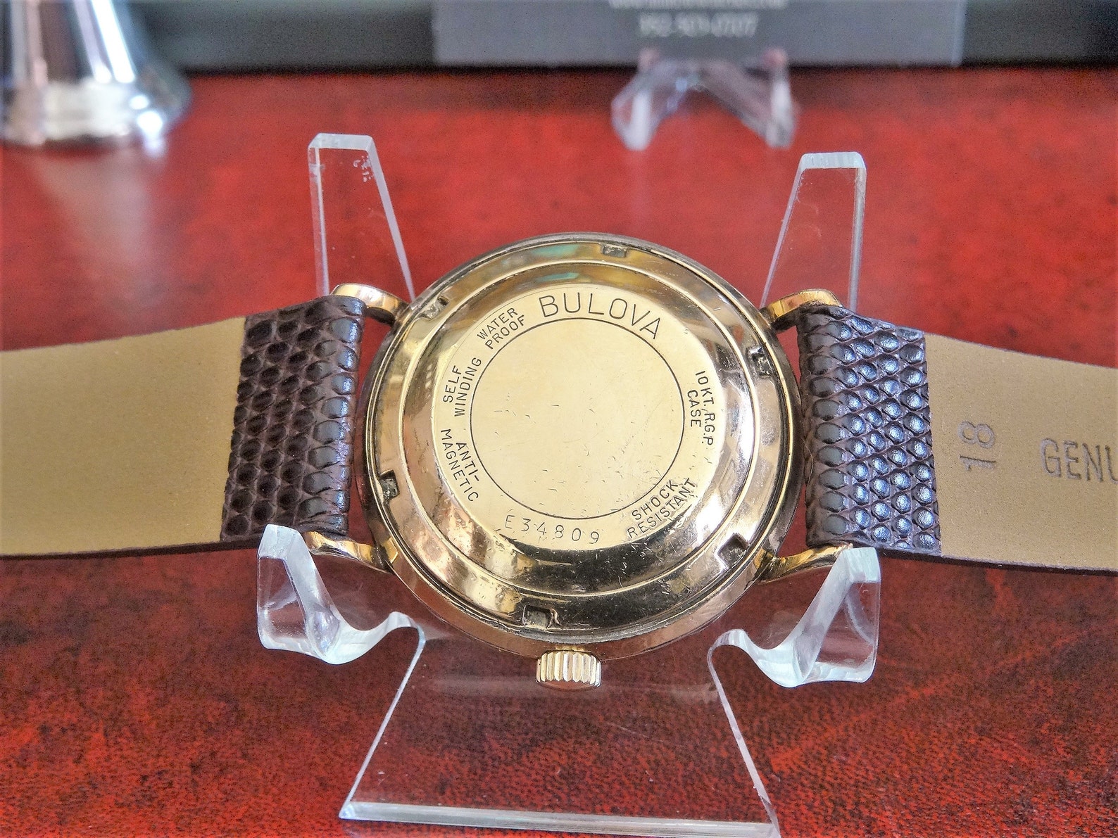 Vintage 1961 Bulova 10K R.G.P. Self Winding Swiss Men's - Etsy