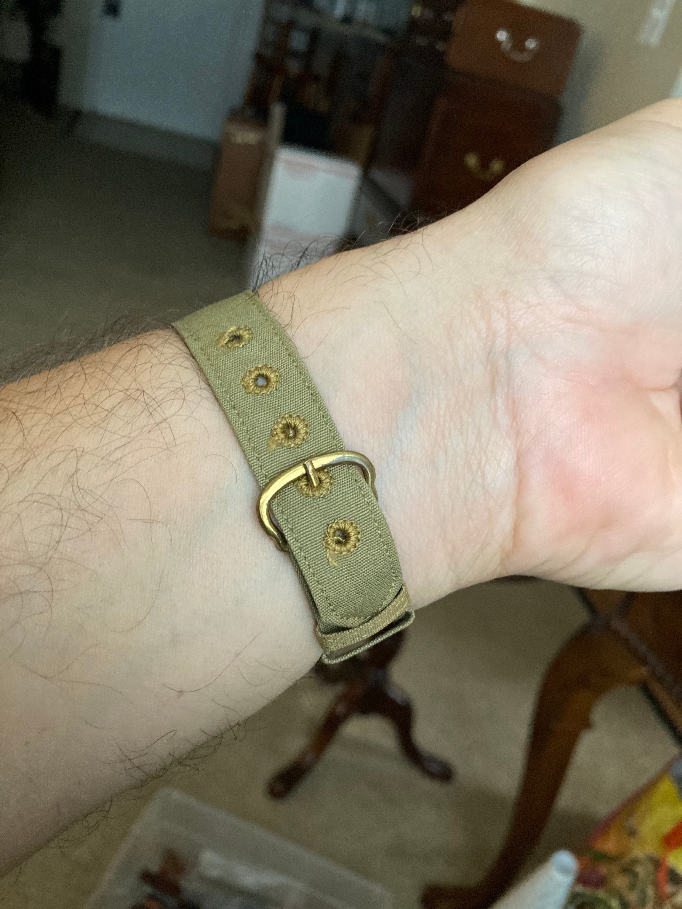 Tevo Swiss Watch Company (incabloc) Military WWII ERA 1940s Watch With ...