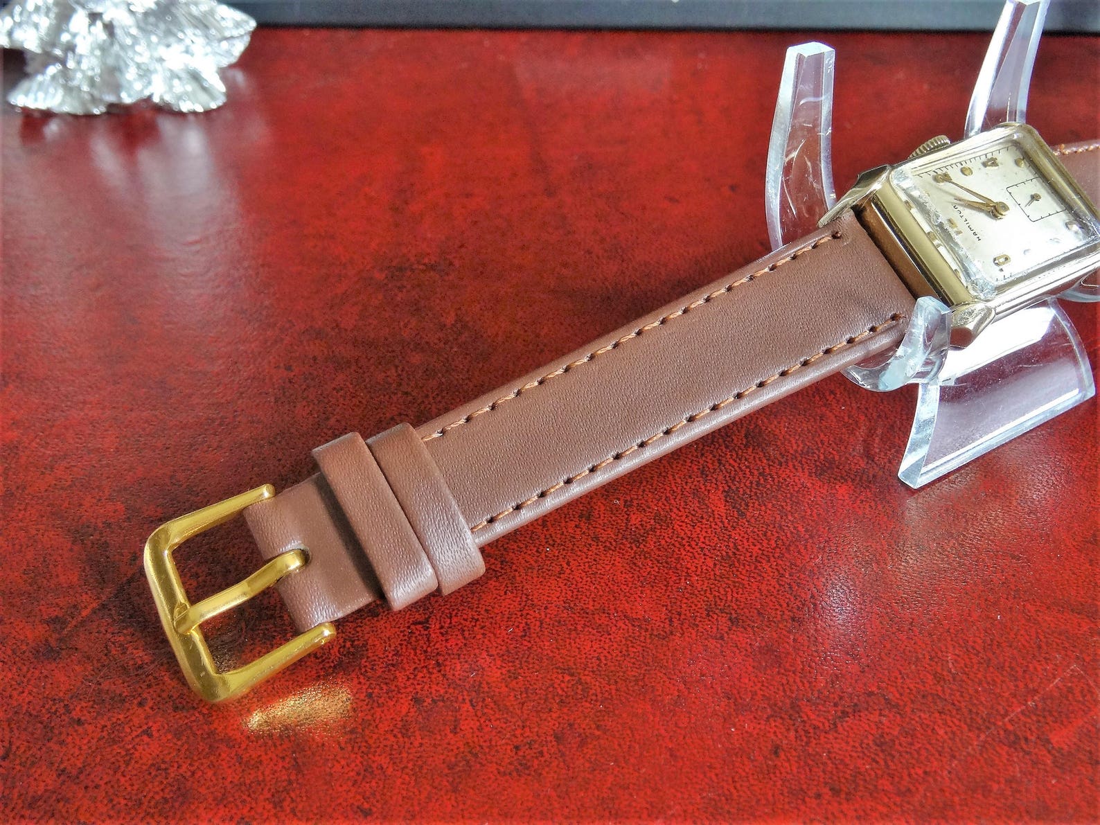 Vintage 1950s Hamilton 14K Gold Filled Unisex Watch W/ 16mm Genuine ...