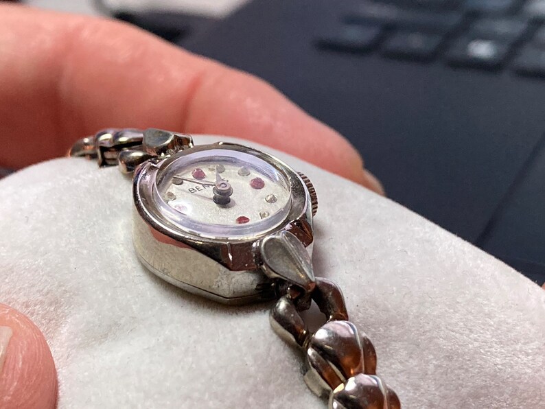 Vintage Benrus Diamond/ruby Dial 10K RGP Bezel and Stainless Steel Back ...