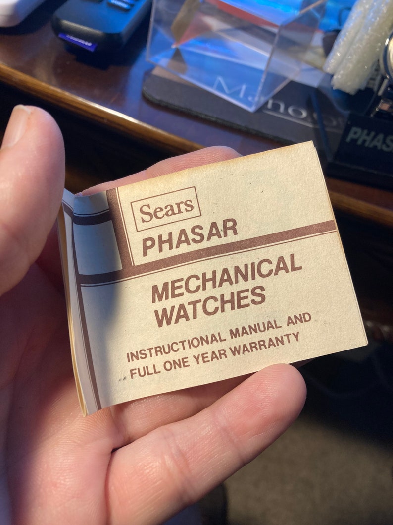Vintage 1970s Sears Phasar Men's Watch, Stainless Steel Band - Etsy