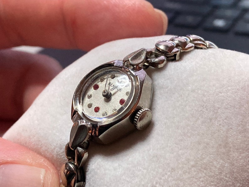 Vintage Benrus Ladies Watch: Diamond/ruby Dial, 10K RGP Bezel - Etsy