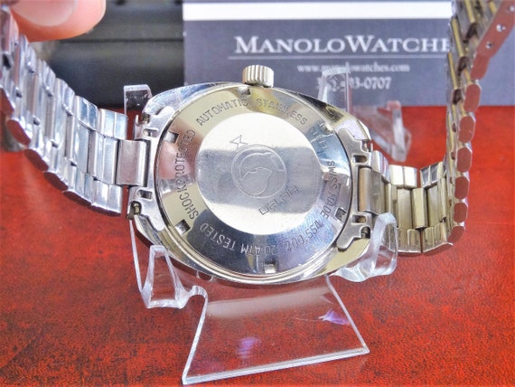 Vintage 1970's Edox 17-Jewels ETA 2783 Automatic Delf… - Gem