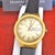 Retro 1987 Seiko Tank Roman Numeral Dial Gold Tone Tank Quartz Ladies Watch Reference SZZB18 W ...