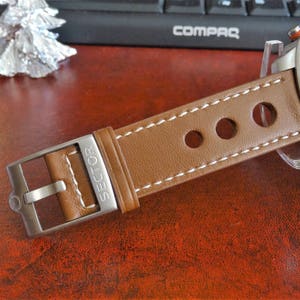 NOS Sector Chronograph W.R. 100M Quartz Mens Watch W/ 2 Genuine Leather ...