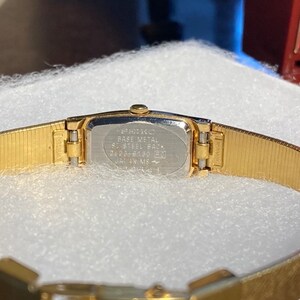 Retro Feb-1990 NOS Seiko 2E20-6130 Gold Tone Base Metal St. Steel Back ...