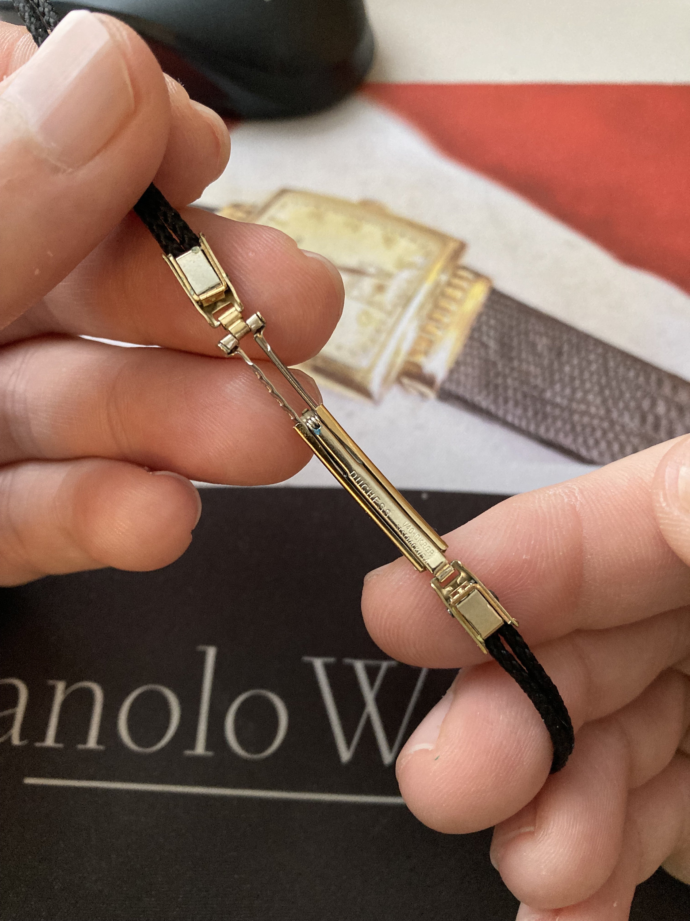 Vintage Duchess 10K Rose RGP Rope Band for Small Ladies Watches ...