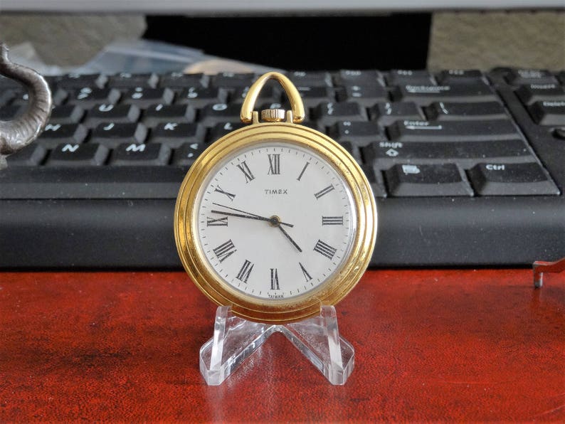 Vintage Timex Gold Tone Winding 40.7mm Pocket Watch - Etsy