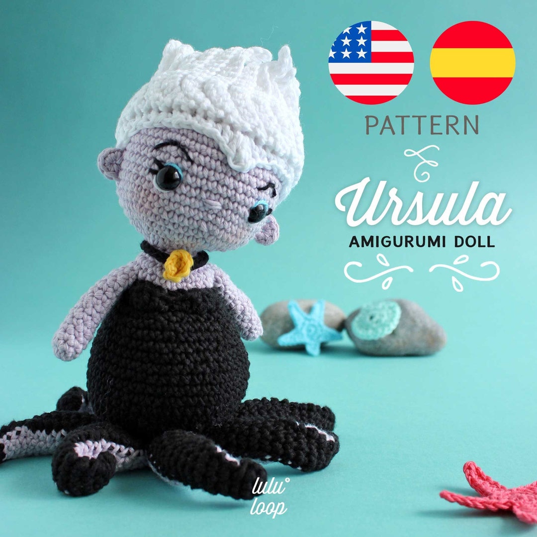 Amigurumi Pattern Sea Witch Crochet Pattern Lululoop Etsy