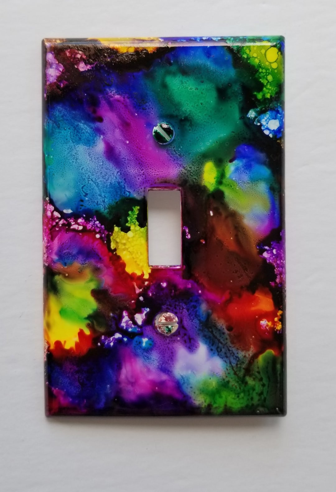 Hand Painted Switch Plate Original Switch Plate Room Decor - Etsy