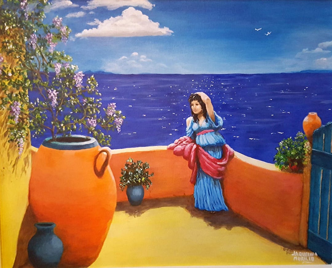 Original Acrylic Painting, Hand Painted, Original Landscape, Art, Gift ...