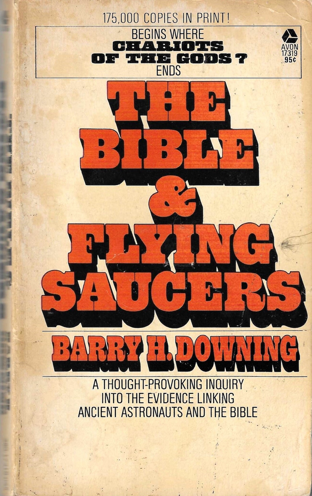 The Bible and Flying Saucers Barry H. Downing 1970 Paperback First Avon ...
